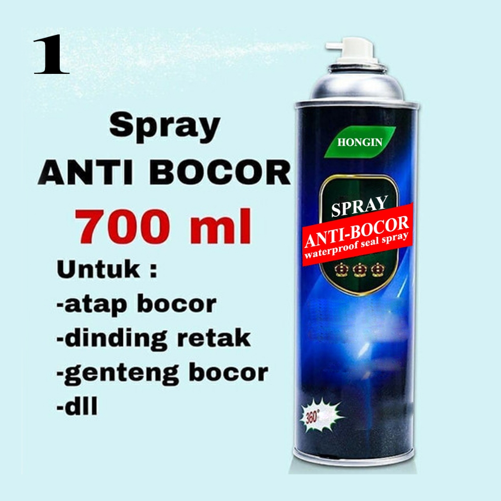 Jual Cairan Spray Antibocor Cat Genteng Bocor Semprot Waterproof 700ML ...