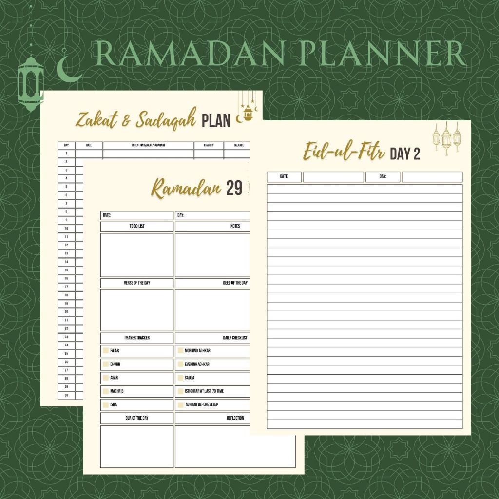 Jual Ramadan Planner 48 Versi Cetak, Jurnal Ramadan Penjadwalan Ibadah ...