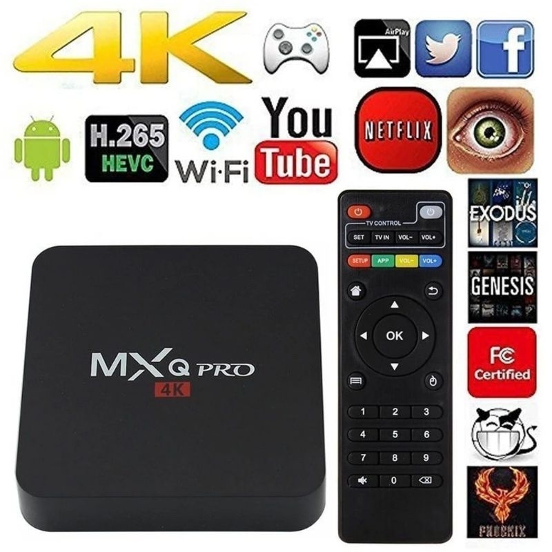 Jual ANDROID TV BOX MXQ PRO 4K 5G HD 2/16 4/64 8/128 16/256GB | Shopee ...