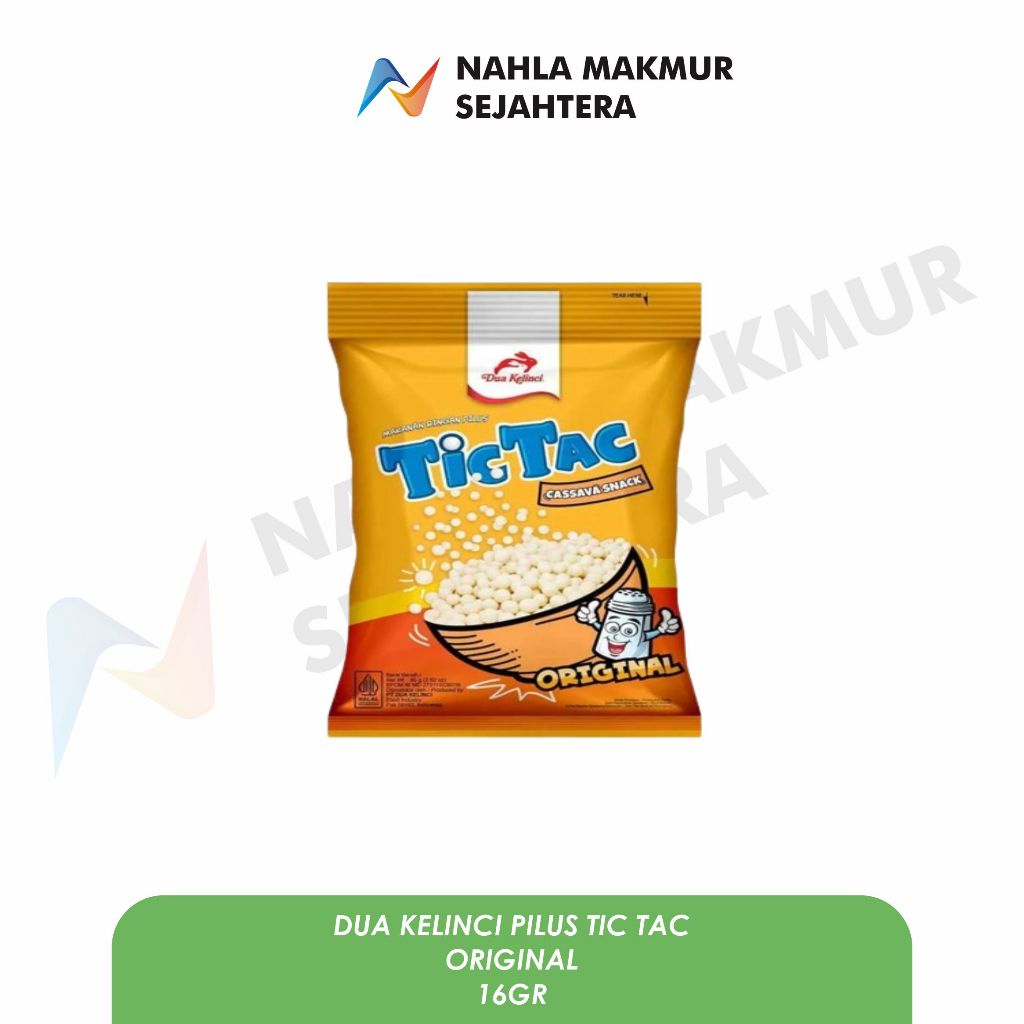 Jual Dua Kelinci Pilus Tic Tac Original 16gr Kemasan Renceng Isi 10 Pcs ...