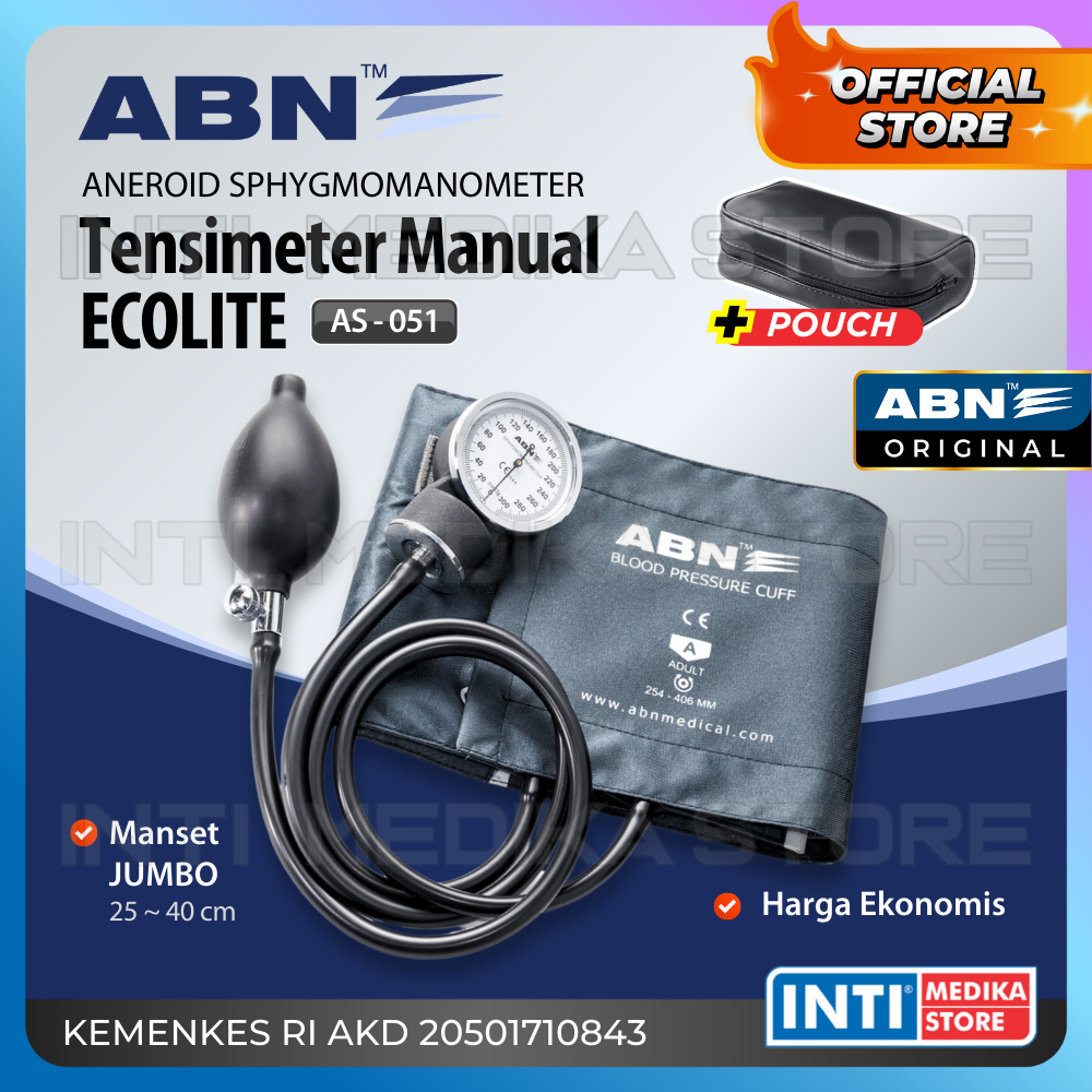 Jual ABN - Tensimeter Manual ECOLITE Aneroid AS 051 | Tensi Darah ...