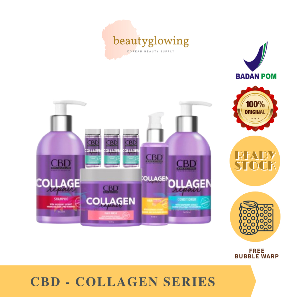 Jual CBD Professional - Collagen Repair SHAMPOO CONDITIONER MASK SERUM ...