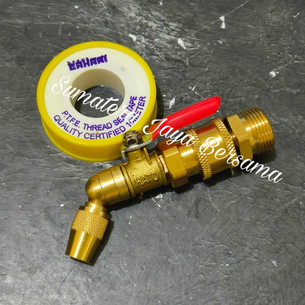 Jual Nozel cuci ac Bengkok steam Kran Nozzle Quick Release M22 Jet ...