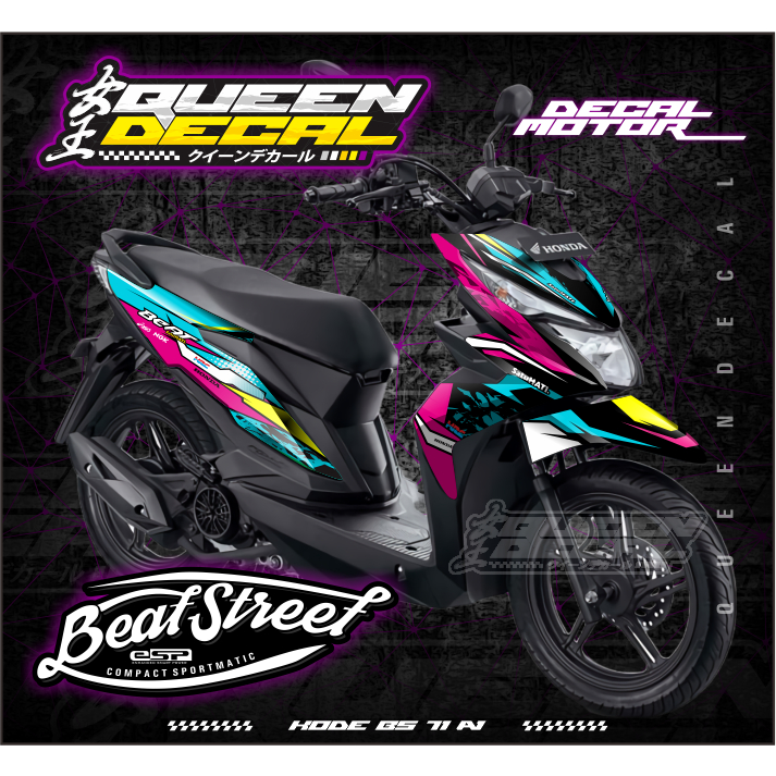 Jual STIKER DECAL BEAT STREET ESP / Stiker Decal Motor BEAT ESP Full ...