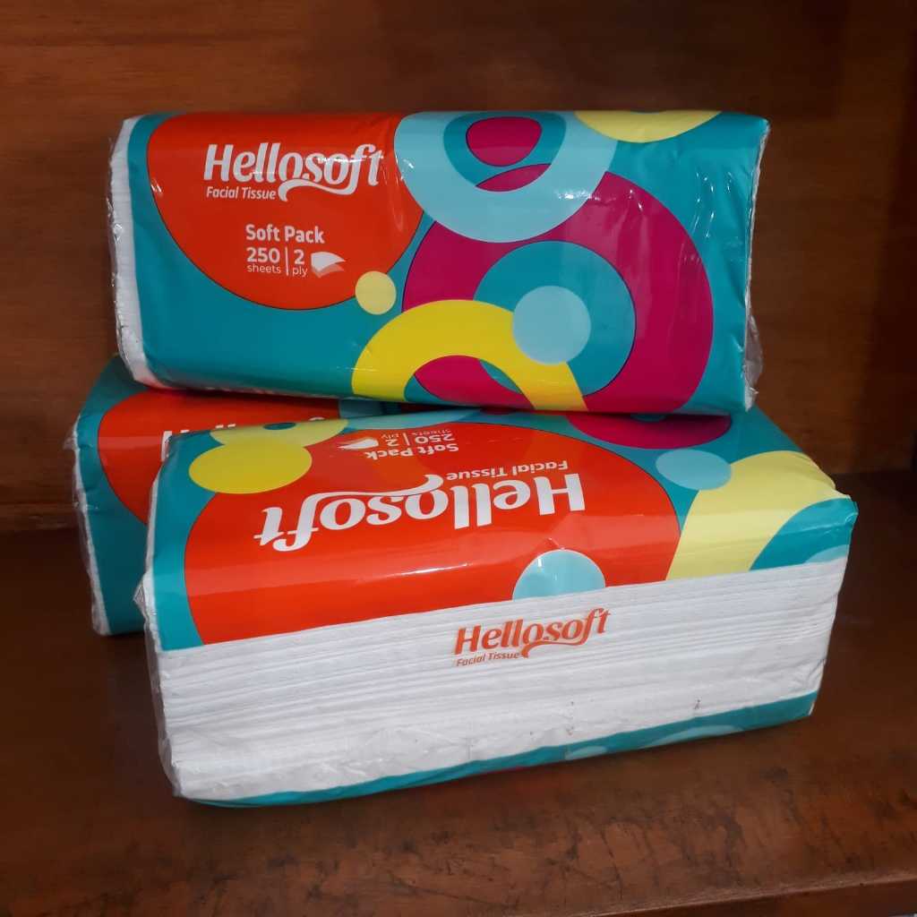 Jual tisu wajah 250 lembar, tissue wajah 250 lembar 2 ply, tissue ...