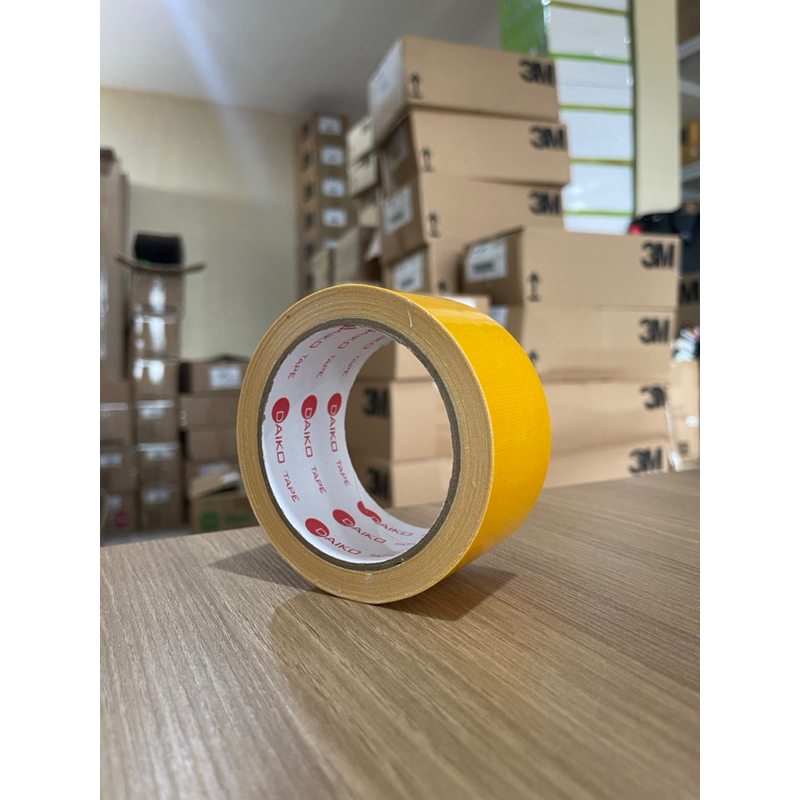 Jual daiko lakban kain kuning lakban jilid 48 mm x 12 meter | Shopee ...