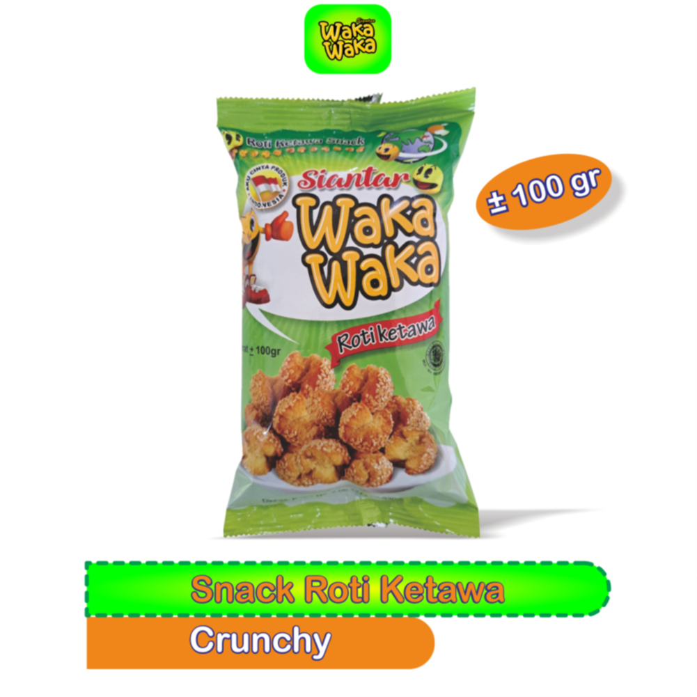 Jual SIANTAR WAKA WAKA Snack Kue Ketawa Crunchy ±100 gr | Shopee Indonesia
