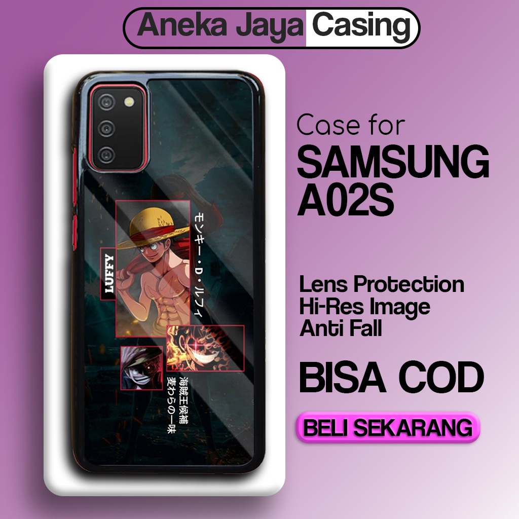 Jual case hp samsung a02s casing samsung a02s motif luffy 03 case keren ...