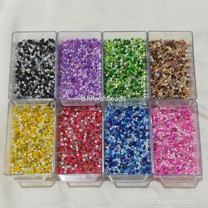 Jual Mote Pasir Mix 3mm (8/o) / 10gr | Shopee Indonesia
