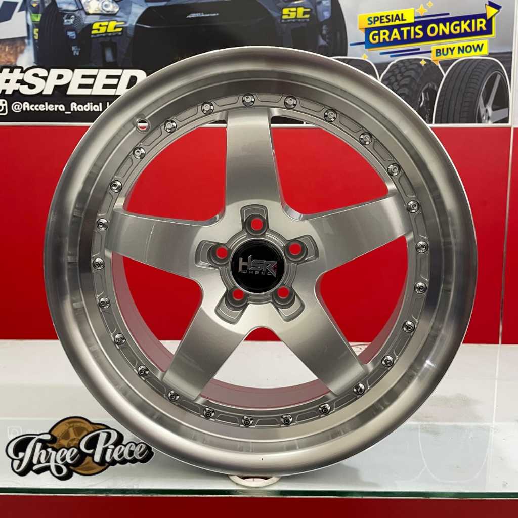 Jual HSR BOB velg model bintang ring 18 lebar 85/95 lubang 5 |mobil ...