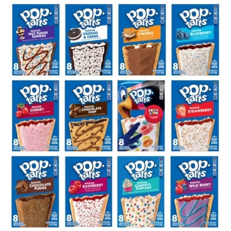 Jual Kelloggs Pop-Tarts Pop Tart Snack Makanan Kering Manis Import ...
