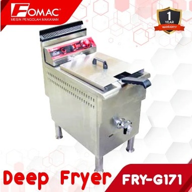 Jual Deep Fryer Gas 17 Liter FOMAC FRY-G171 Penggorengan Makanan 17L ...