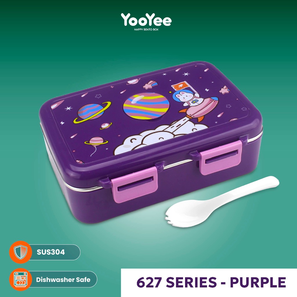 Jual Yooyee 627 Kotak Makan Lunch Box Tempat Makan Stainless 3 sekat ...