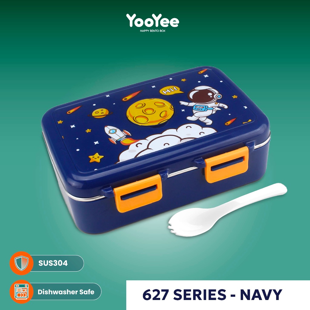 Jual Yooyee 627 Kotak Makan Lunch Box Tempat Makan Stainless 3 sekat ...