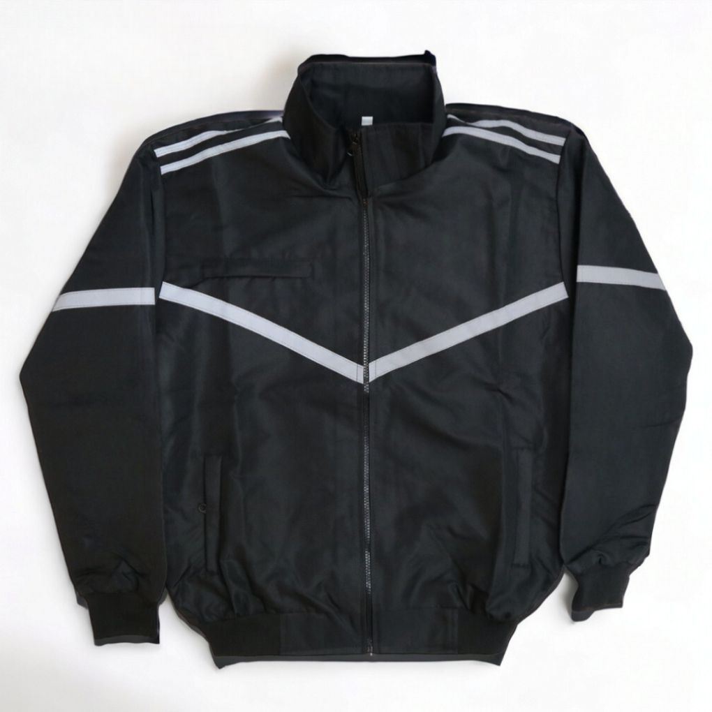 Jual Jaket motor hitam polos - jaket bomber hitam - jaket motoran hitam ...