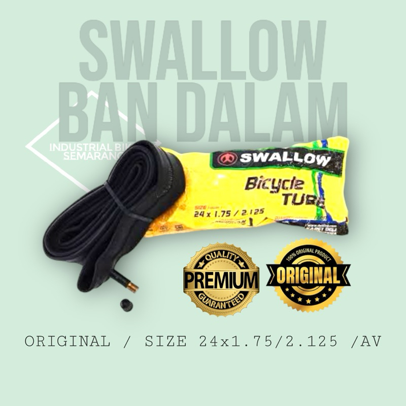 Jual (( 24 x 1.75 / 2.125 )) Swallow Ban Dalam Sepeda 24 inch Tube Ban ...