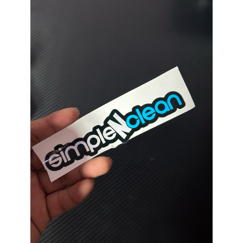 Jual STIKER SIMPLE N CLEAN | Shopee Indonesia