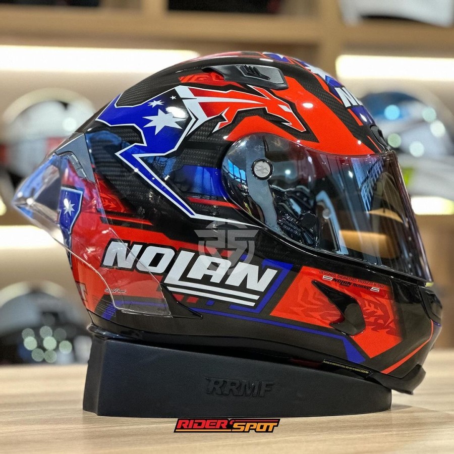 Jual Helm Motor Nolan X-LITE X-803 RS Ultra Carbon STONER 024 Original Tour | Shopee Indonesia