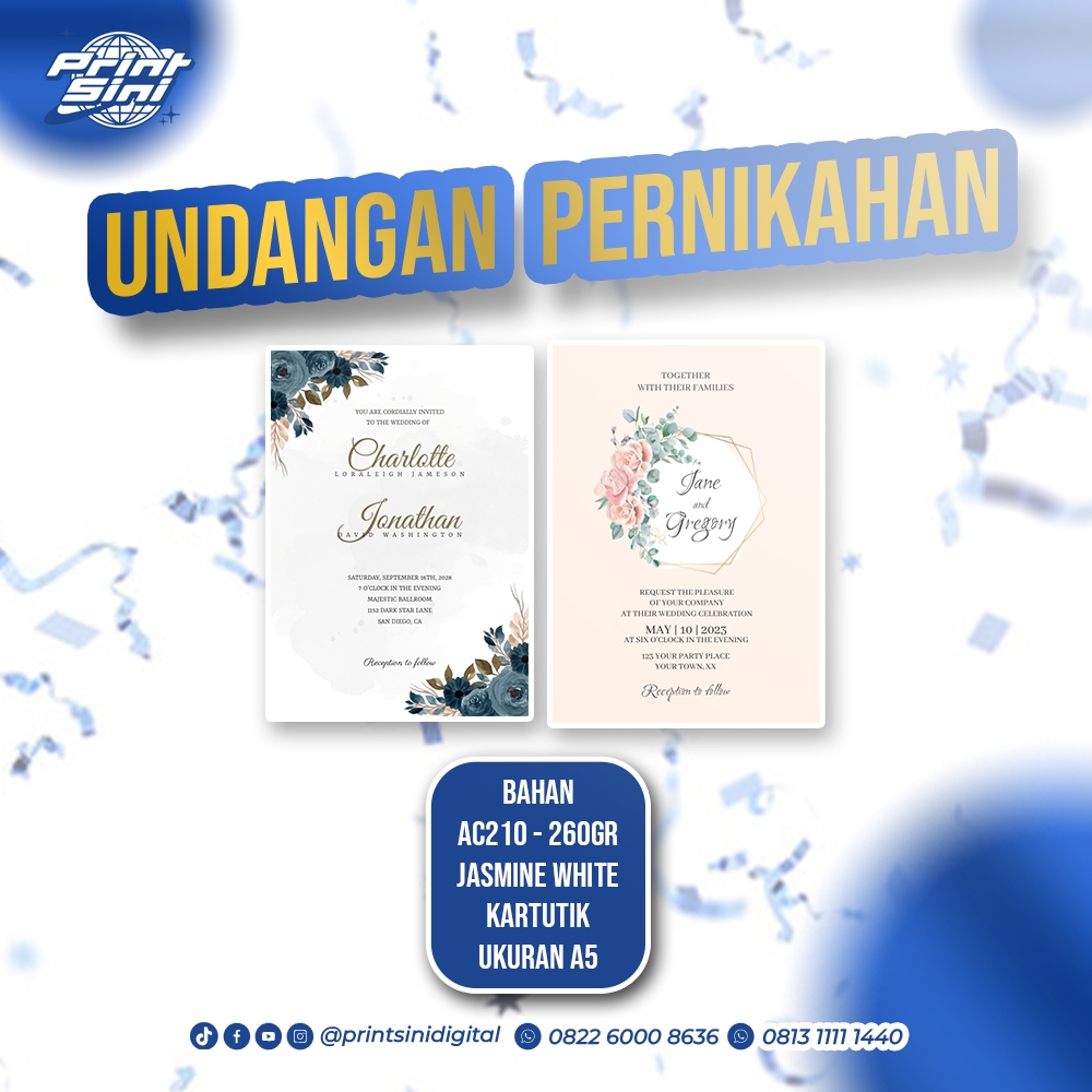 Jual UNDANGAN PERNIKAHAN UK A5 | Shopee Indonesia
