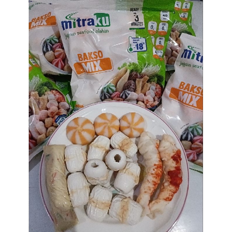Jual Bakso Seafood Mix Mitraku 250gr | Shopee Indonesia