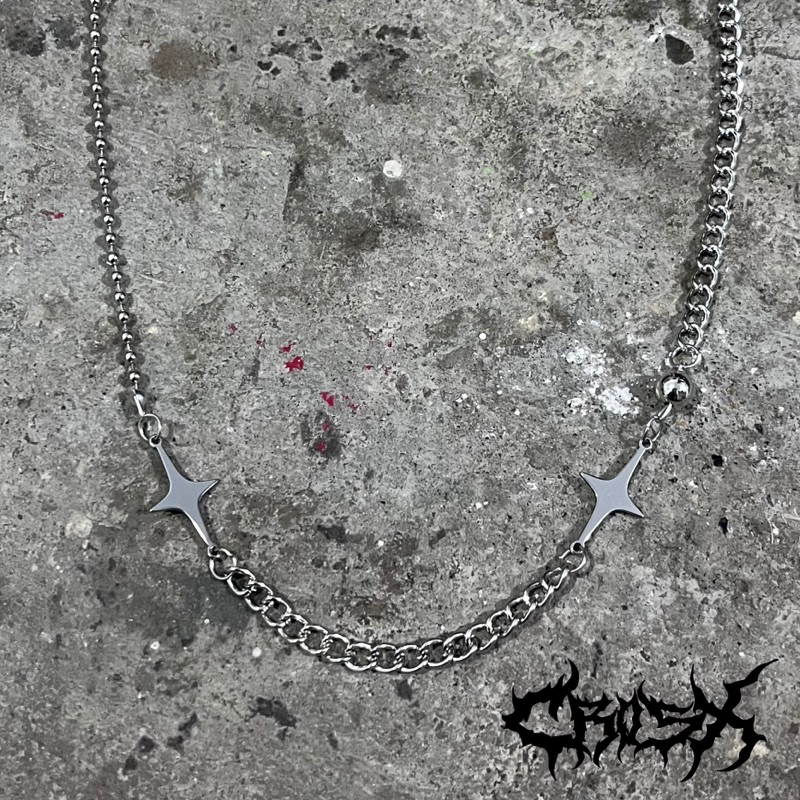 Jual KALUNG STAR CROSS DOUBLE LAYER CHAIN NECKLACE BRACELET / GELANG ...
