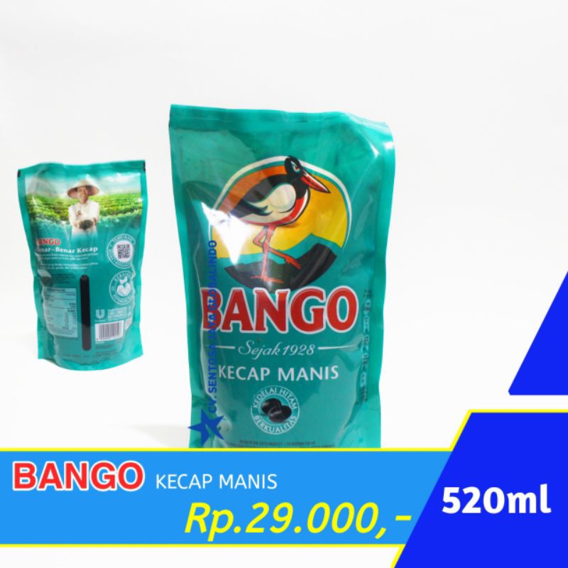Jual Bango Kecap Manis Kemasan Pouch 520ml | Shopee Indonesia
