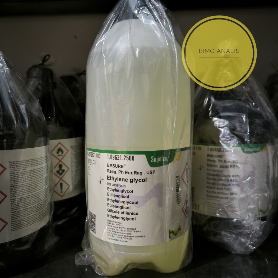 Jual Ethylene Glycol 1 Liter Merck 109621 | Etilena Glikol Pro Analis ...