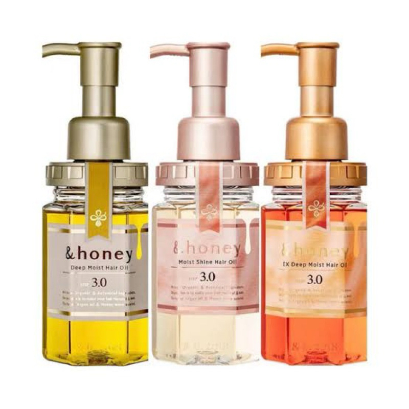 Jual POJEPANG) &HONEY & HONEY Deep Moist Hair Oil 100ml / MELTY HAIR OIL / MELTY REPAIR / MELTY ...