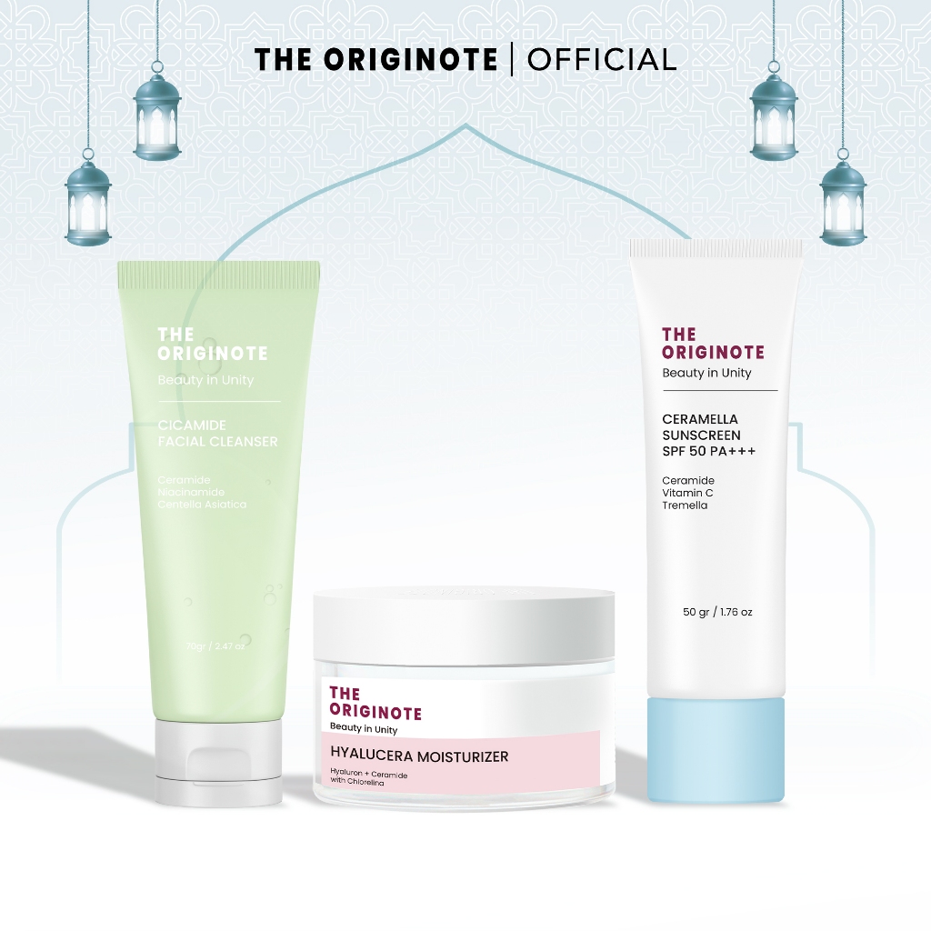 Jual The Originote Bundle Basic Skincare - Facial Wash + Moisturizer ...