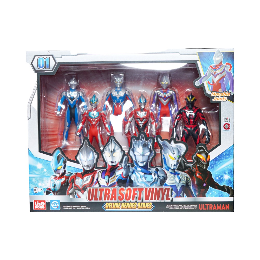 Jual Ultraman Action Figure Set Deluxe Heroes Series 1 | Shopee Indonesia