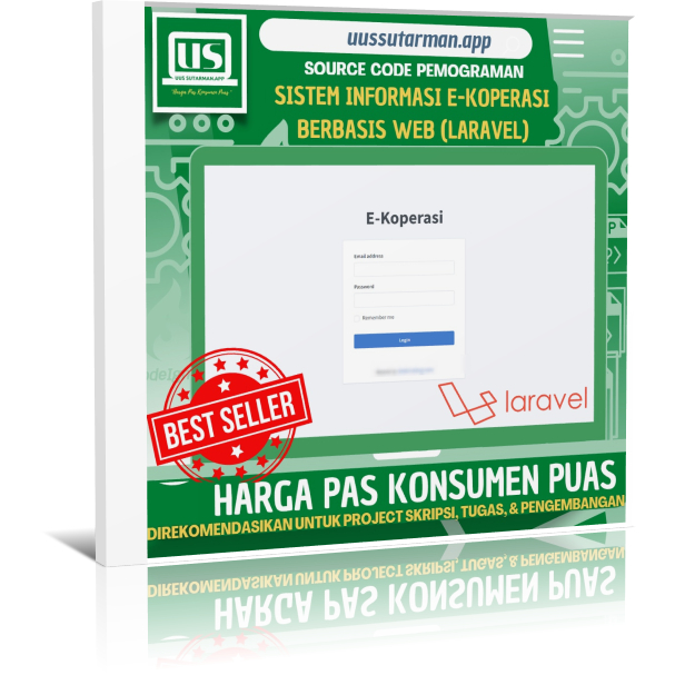 Jual Sistem Informasi E-Koperasi Berbasis Web (Laravel) | Shopee Indonesia