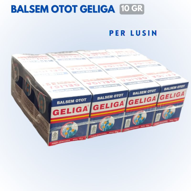 Jual 1 Lusin Balsem Otot Geliga 10 gr | Shopee Indonesia