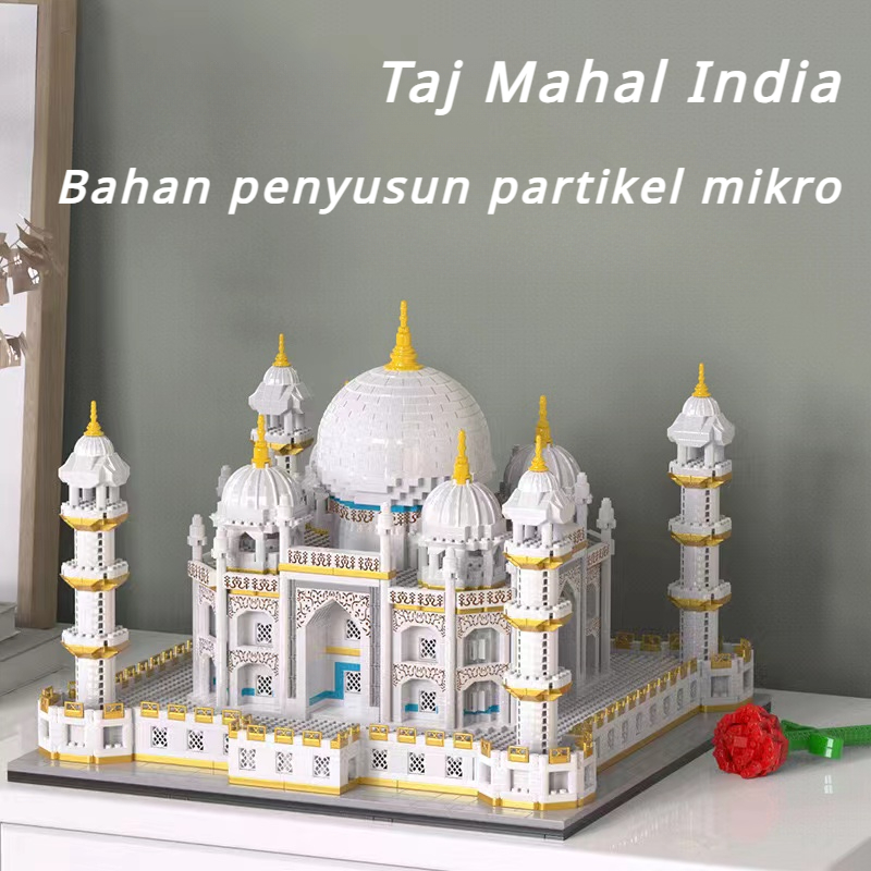 Jual Mainan Bricks Nano Block Taj Mahal India Bricks Bangunan Taj Mahal ...