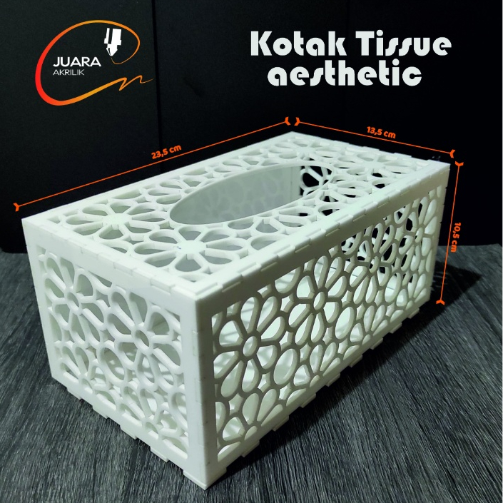 Jual Kotak Tissue Aesthetic Box tempat Tissue Akrilik | Shopee Indonesia