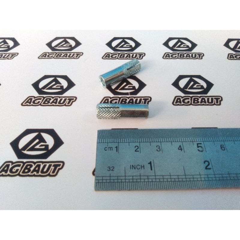 Jual Dynaset M6 / Dinaset M6 / Drop In Anchor M6 / Dynaset Baut 10 ...