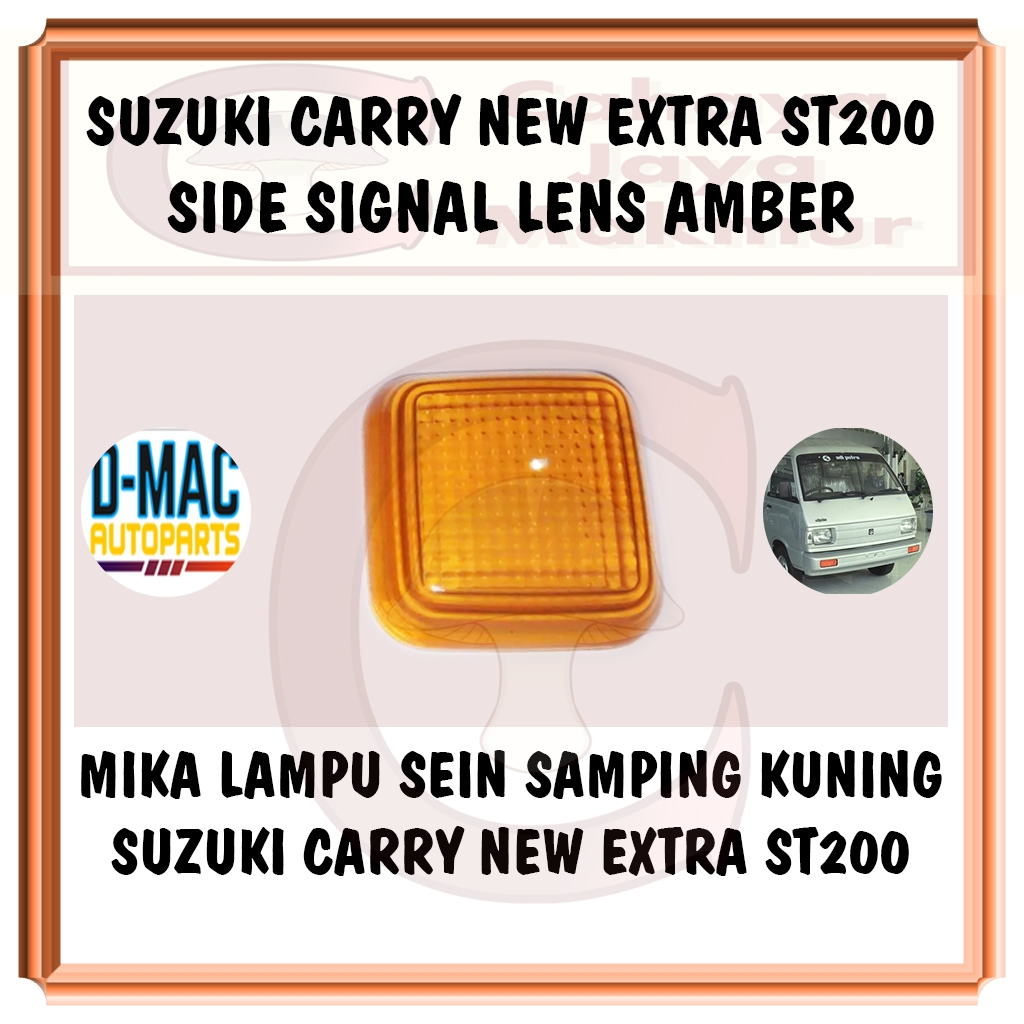 Jual PCS Mika Kaca Lampu Sein Sen Signal Riting Side Fender Samping Atas Suzuki Carry New Extra ...
