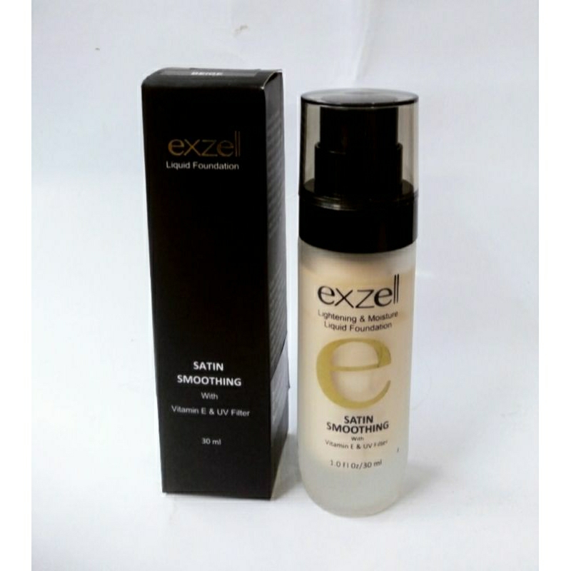 Jual Exzell liquid foundation lightening & moisturisture | Shopee Indonesia