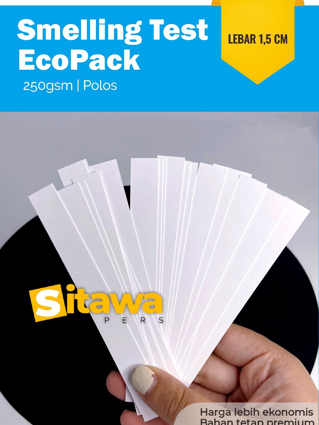 Jual [Isi 100] 1,5cm Kertas Tester Parfum Blotter Lebar 1cm Smelling ...