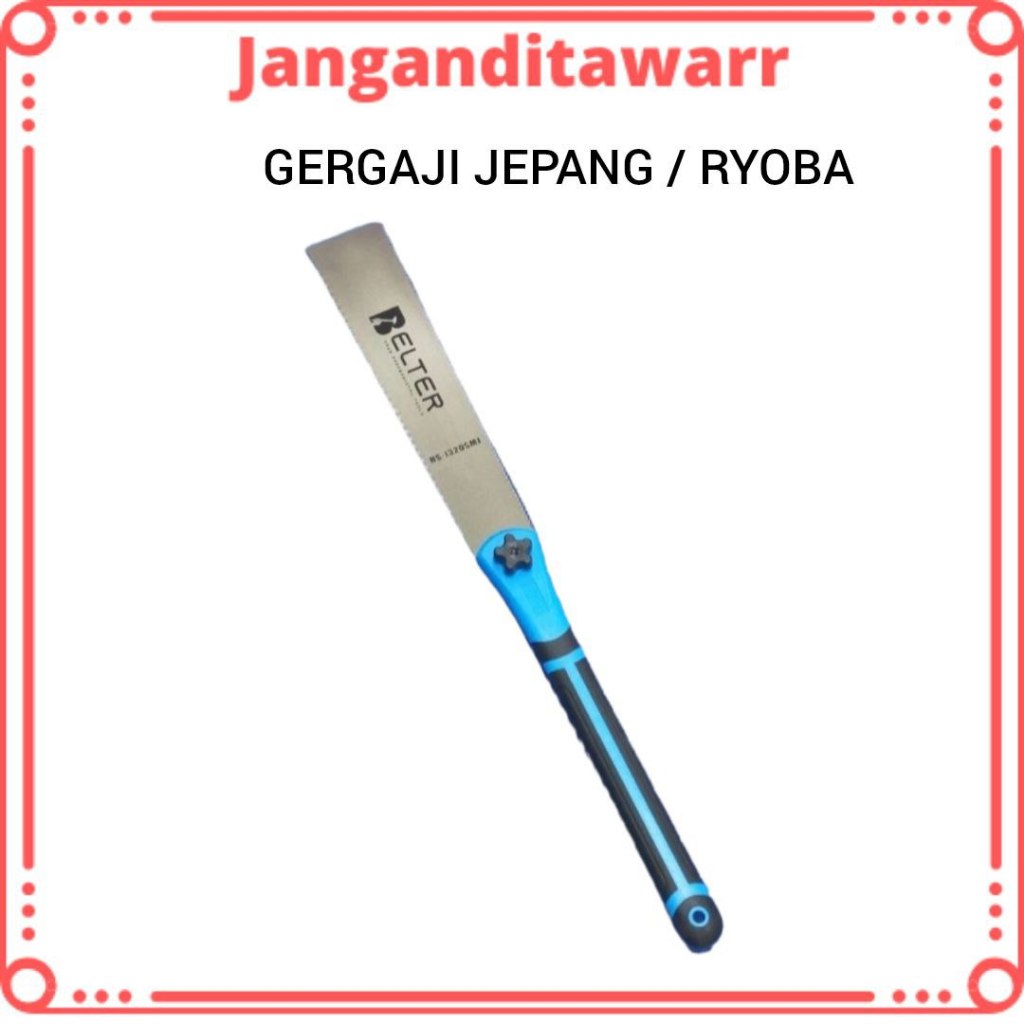 Jual Gergaji Kayu 2 Sisi Mata Ryoba Double Edge Geraji Potong Manual ...