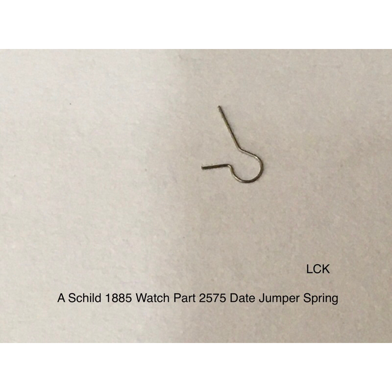 Jual A Schild 1711 1885 Watch Part 2575 Date Jumper Spring / A Schild ...