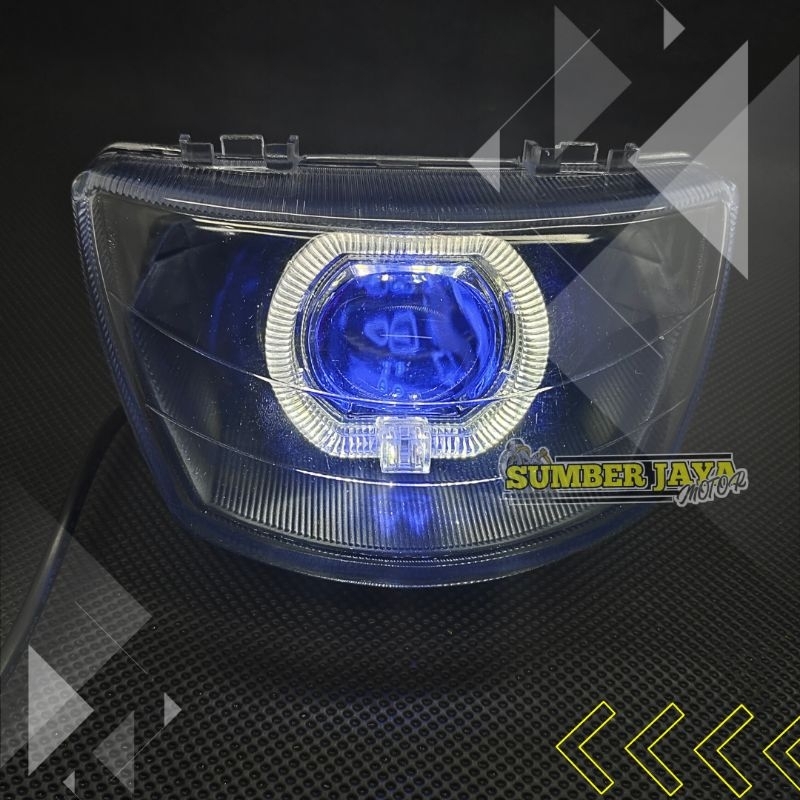 Jual reflektor lampu depan biled fizr vega r lama biled ring putih ...