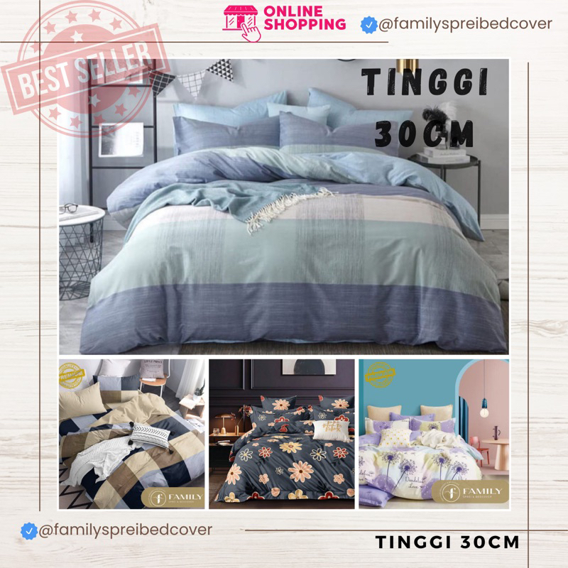 Jual Sprei No1 Motif 180x200xTinggi30cm KING /Seprei/Badsheet/Kasur ...