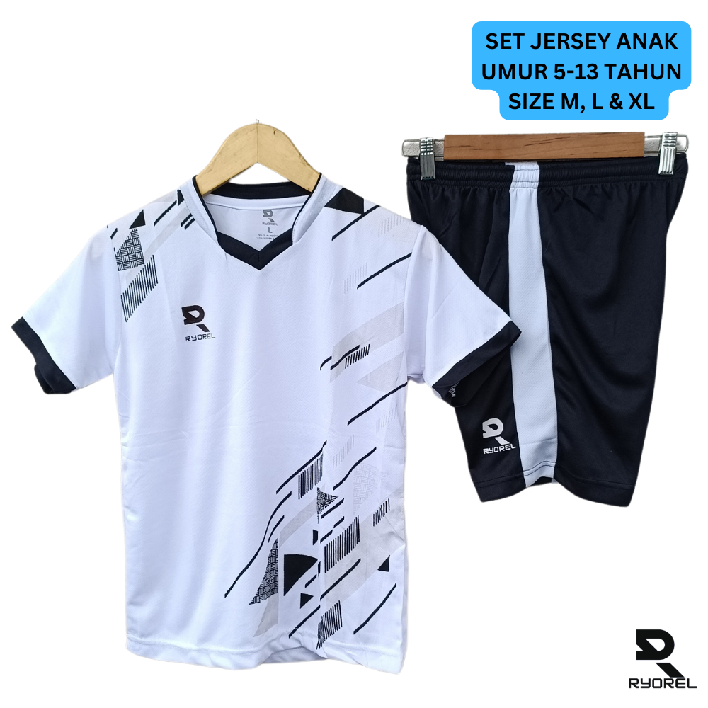 Jual Setelan Jersey Anak Anak Bola Sepakbola Futsal Voli SSB Junior ...