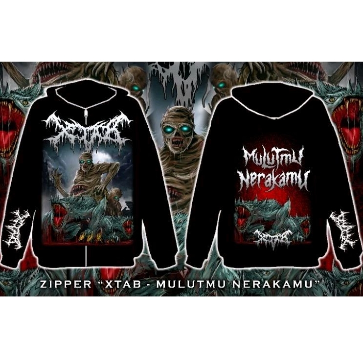 Jual ZIPPER XTAB / JAKET XTAB - MULUTMU NERAKAMU / XTAB DISTRO sadulur ...