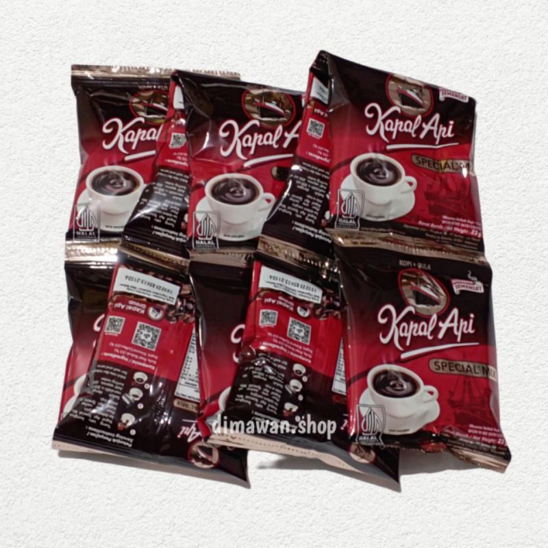 Jual Kopi Kapal Api Spesial Mix 23gram ( 1 renceng/10 sachet ) | Shopee ...