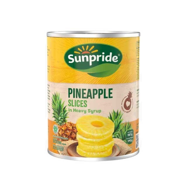 Jual Irisan Nanas Sunpride / Pineapple Slice in Heavy Syrup (Kaleng 567 ...