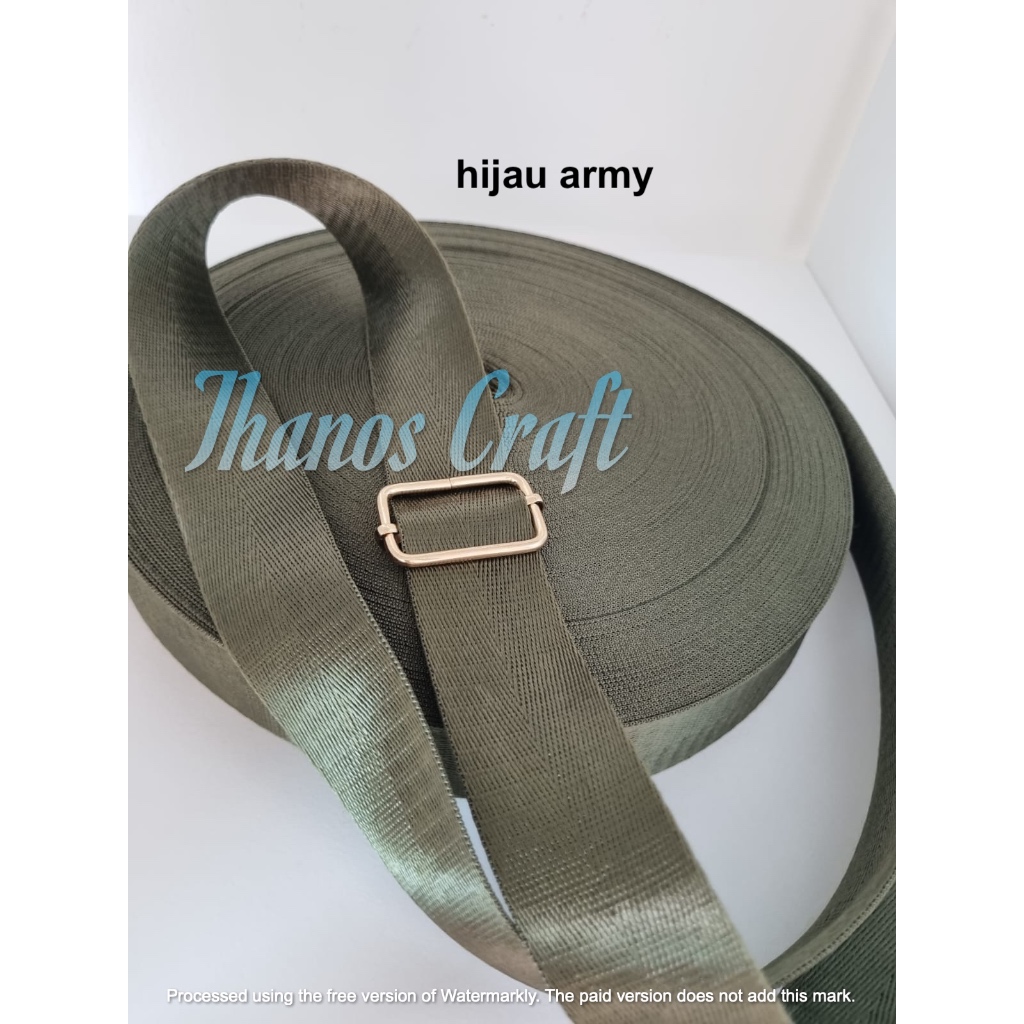 Jual WEBBING TAS / TALI BISBAN NYLON 3 cm / METER | Shopee Indonesia