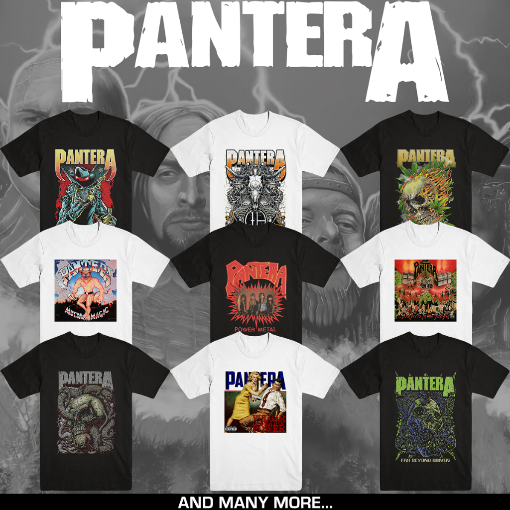 Jual PANTERA | T-SHIRT BAND | HEAVY METAL | MERCHANDISE | Shopee Indonesia