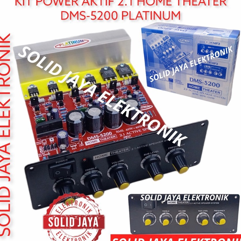 Jual KIT POWER SPEAKER AKTIF 21 DMS52 TR FINAL ASLI KIT HOME THEATER TRANSISTOR FINAL ASLI DMS ...