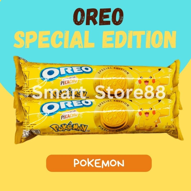 Jual OREO POKEMON SPECIAL EDITION ROLL 119GR | Shopee Indonesia